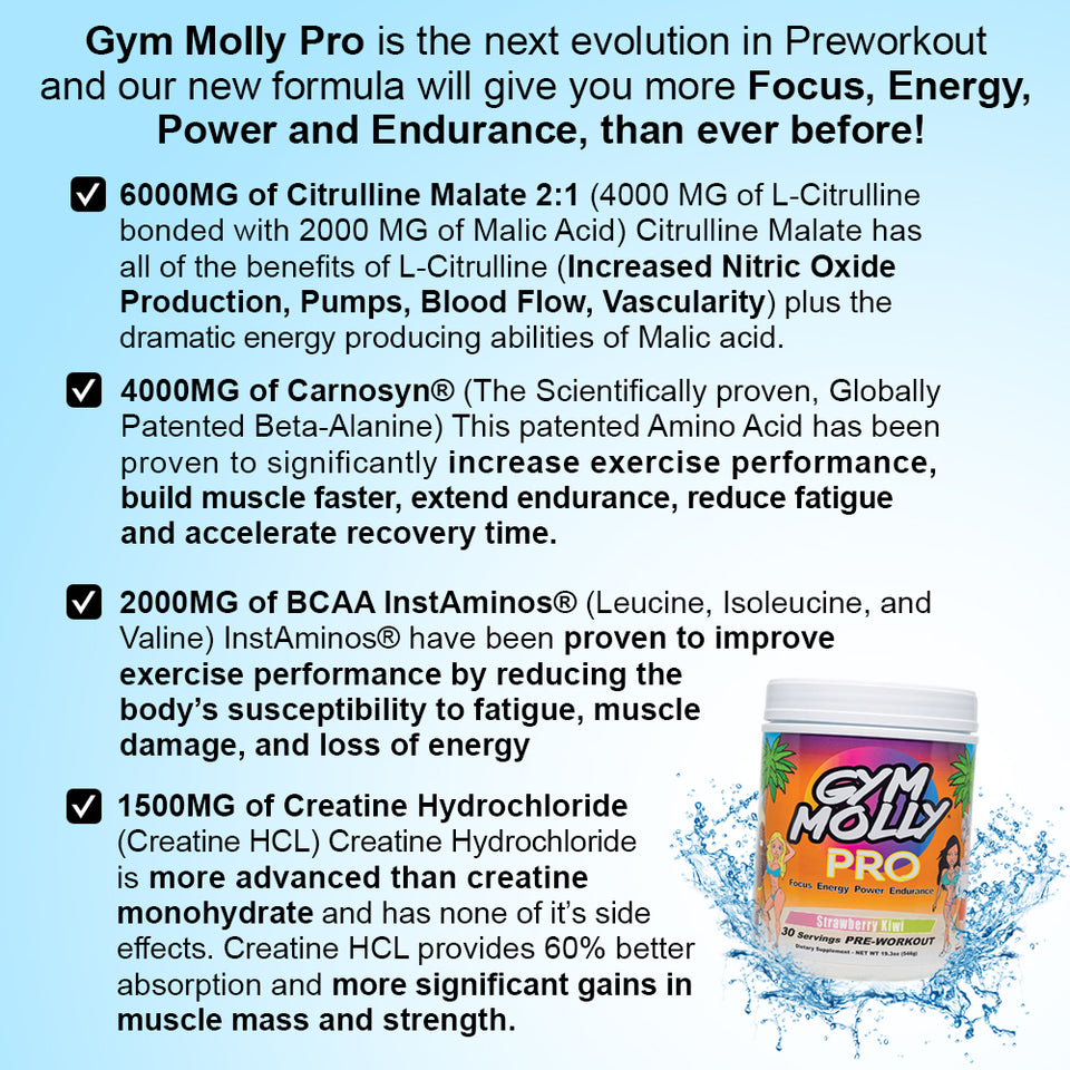 Gym Molly IS Pre-Workout | gymmolly.com